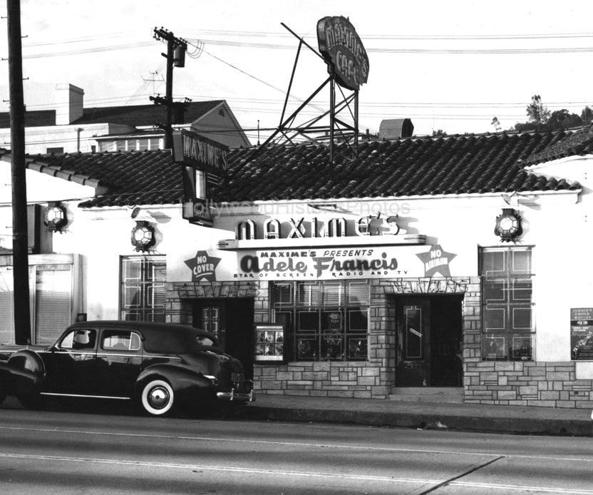 Maxime's 1950 – Hollywood Historic Photos by Decor Art Galleries
